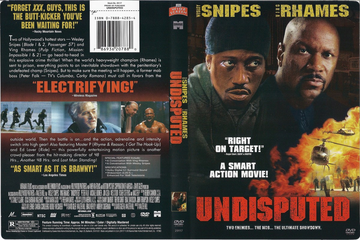 Undisputed (2002), the prison boxing movie featuring Wesley Snipes in ...