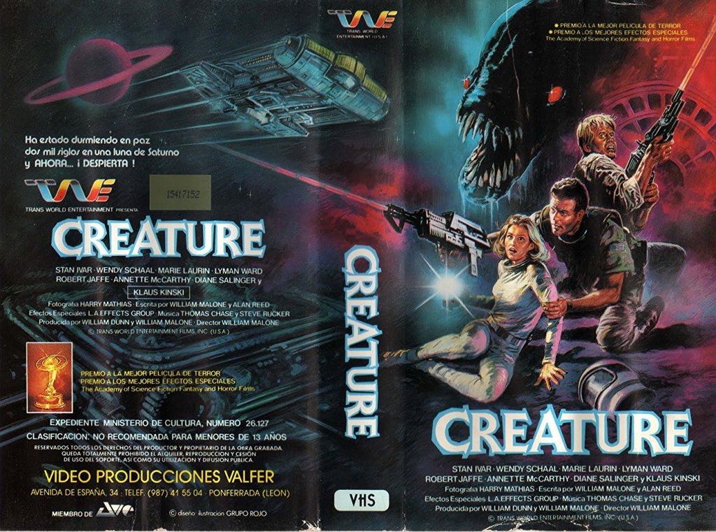 John’s Horror Corner: Creature (1985; aka Titan Find), another Alien ...