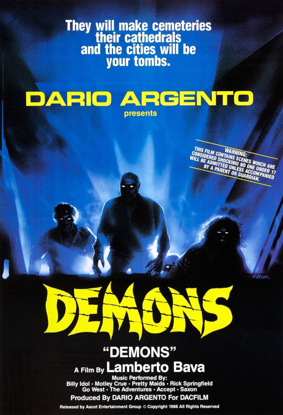 John’s Horror Corner: Demons (1985; aka, Demoni), a deliciously cheesy ...